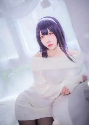 二佐Nisa – 霞之丘诗羽学姐毛衣 [47P-99.7MB]-乐摄图