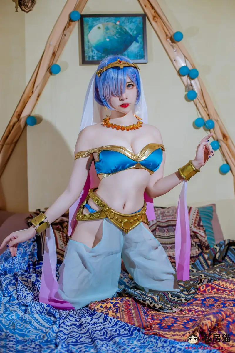 二佐Nisa – 蕾姆舞娘 [9P-160MB]-乐摄图