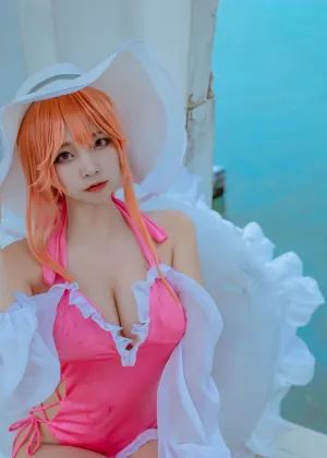 二佐Nisa – 碧蓝航线 黎塞留泳装 [9P-48.1MB]-乐摄图