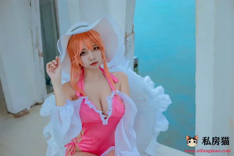 二佐Nisa – 碧蓝航线 黎塞留泳装 [9P-48.1MB]-乐摄图