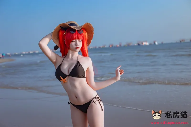 二佐Nisa – 碧蓝航线 火奴鲁鲁泳装 [20P-109MB]-乐摄图