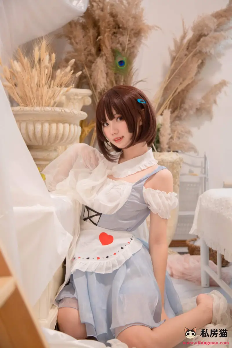 花柒Hana – 爱丽丝 [9P-53.8MB]-乐摄图