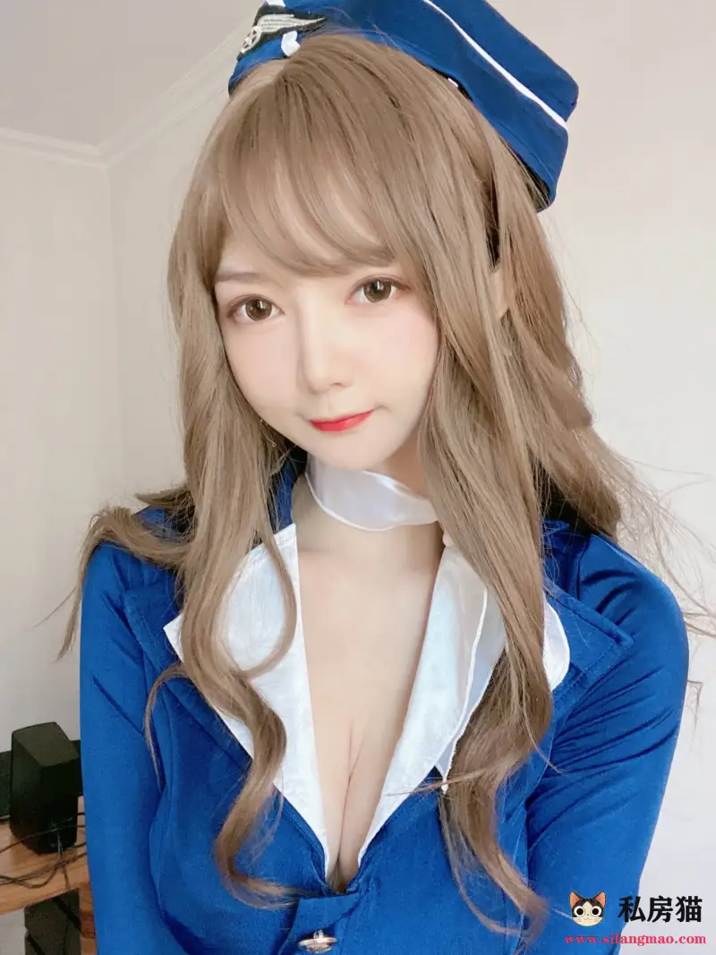 51酱 – 蓝色制服装 [35P3V-115MB]-乐摄图