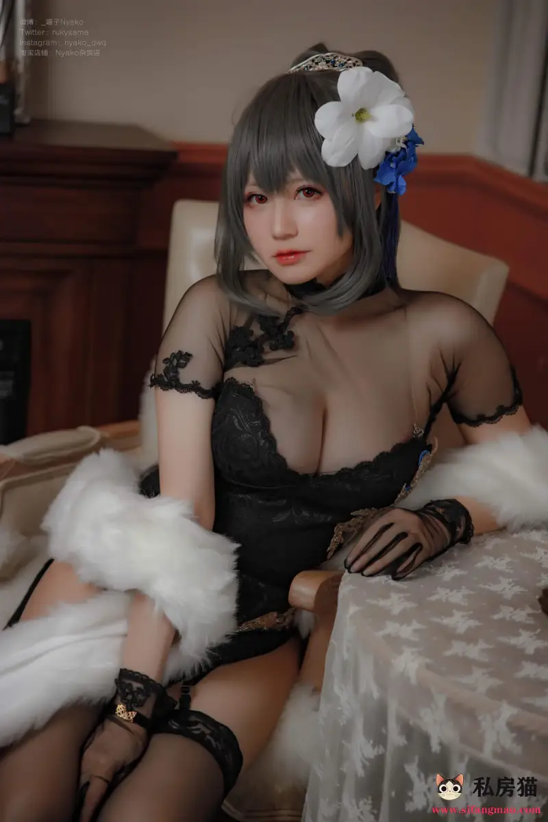 Nyako喵子 – 路易九世旗袍 [48P-248MB]-乐摄图