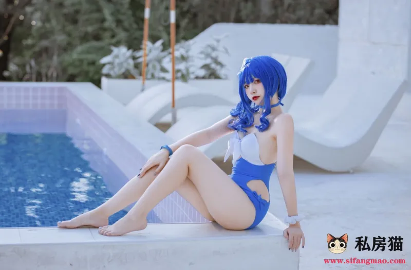 二佐Nisa – 碧蓝 圣路易斯泳装 [26P-267MB] – 私房猫写真官网