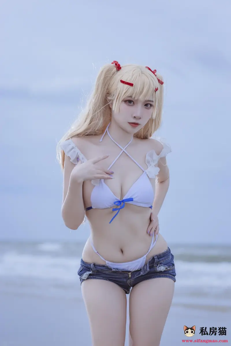 二佐Nisa – 碧蓝 苏塞克斯泳装 [20P-99.7MB]-乐摄图