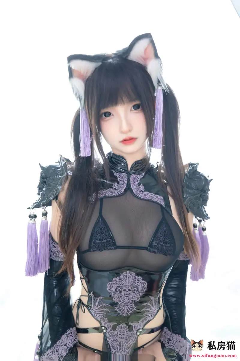 神楽坂真冬 – 第五季 序号1：《旗袍猫女》 [75P2V-232MB]-乐摄图