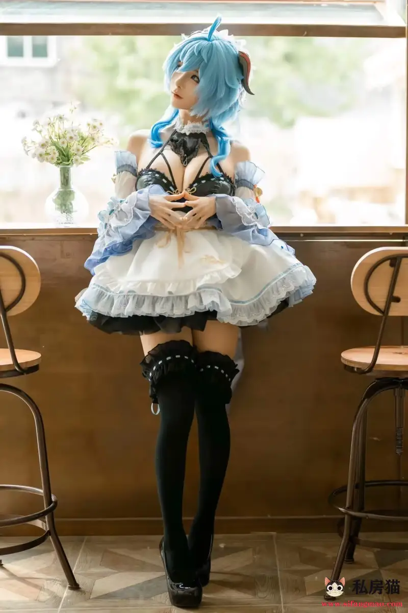 蠢沫沫 – 甘雨女仆 [14P-158MB]-乐摄图