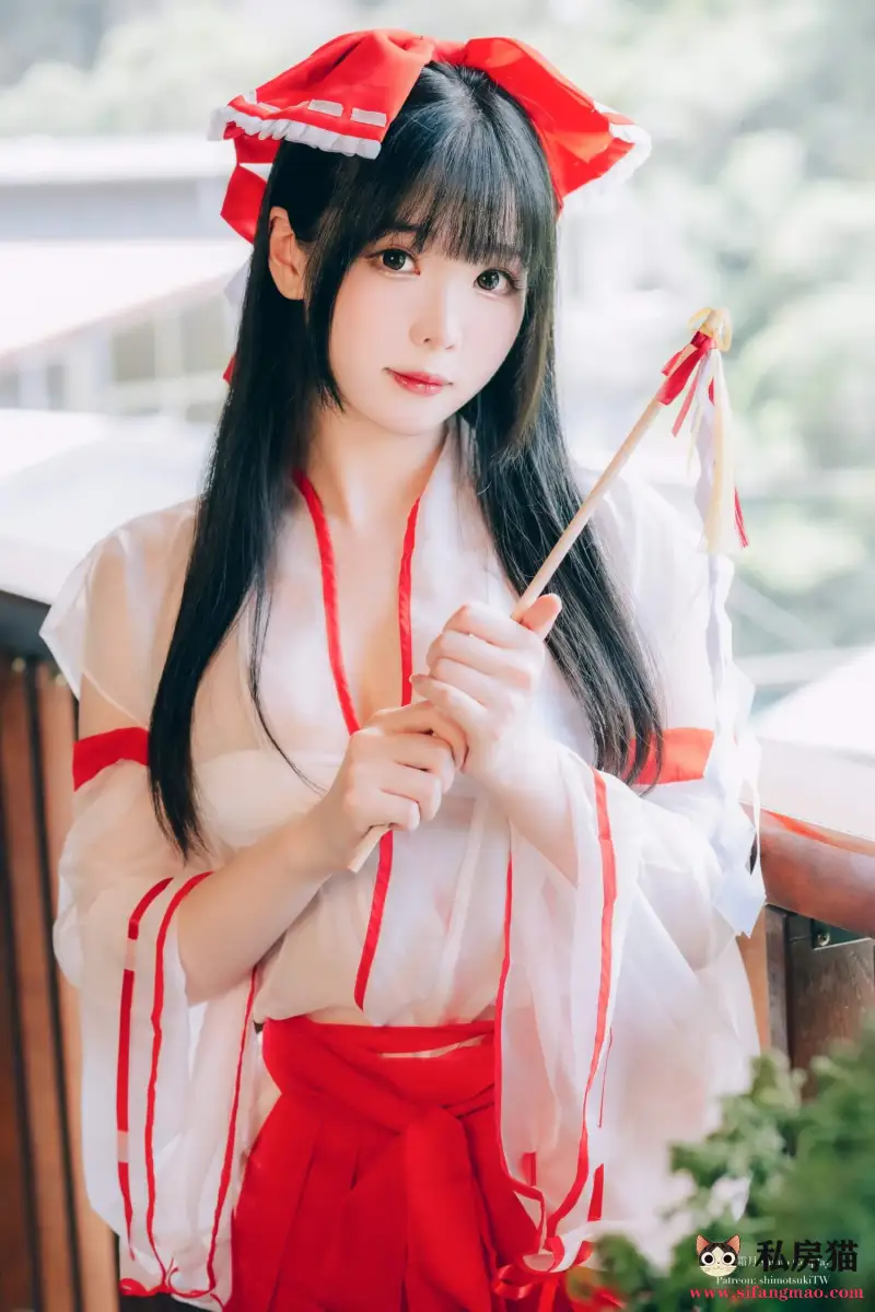 霜月shimo – See Through Miko [42P-519MB]-乐摄图