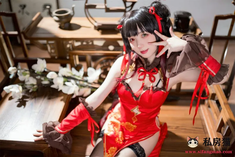 花铃 – 时崎狂三旗袍 [66P-546MB]-乐摄图