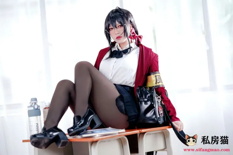 半半子 BANBANKO – 大凤 风纪委员 [55P3V-363MB]-乐摄图