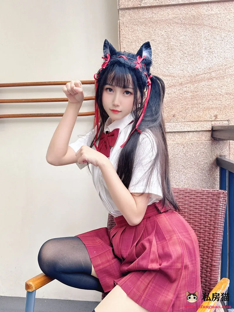 不呆猫 – 温泉双马尾JK [22P1V-713MB]-乐摄图