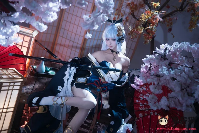 Seya-狮砸 – 原神 神里绫华·霜刃 [12P-195MB]-乐摄图